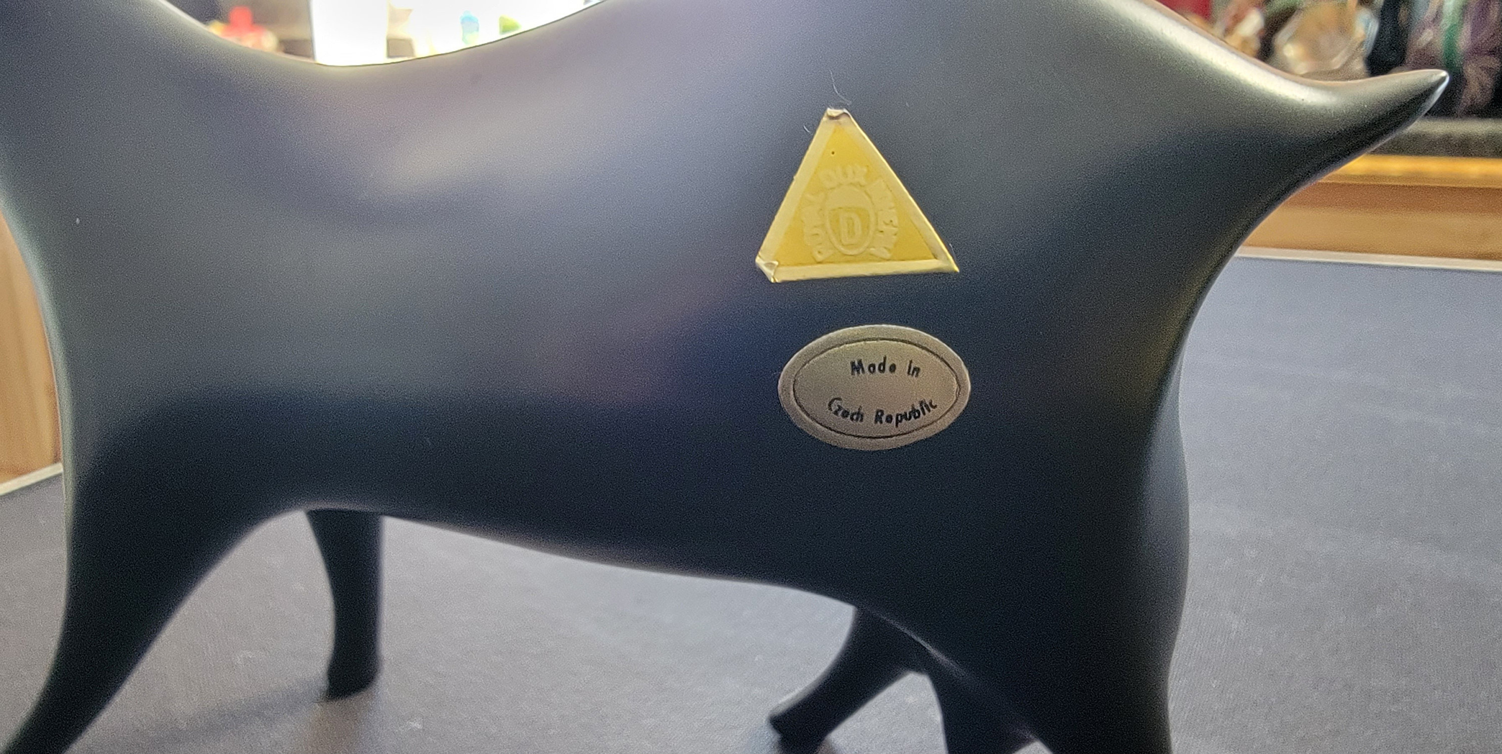 Vintage Royal Dux Czechoslovakia Black Goat Figurine - Etsy