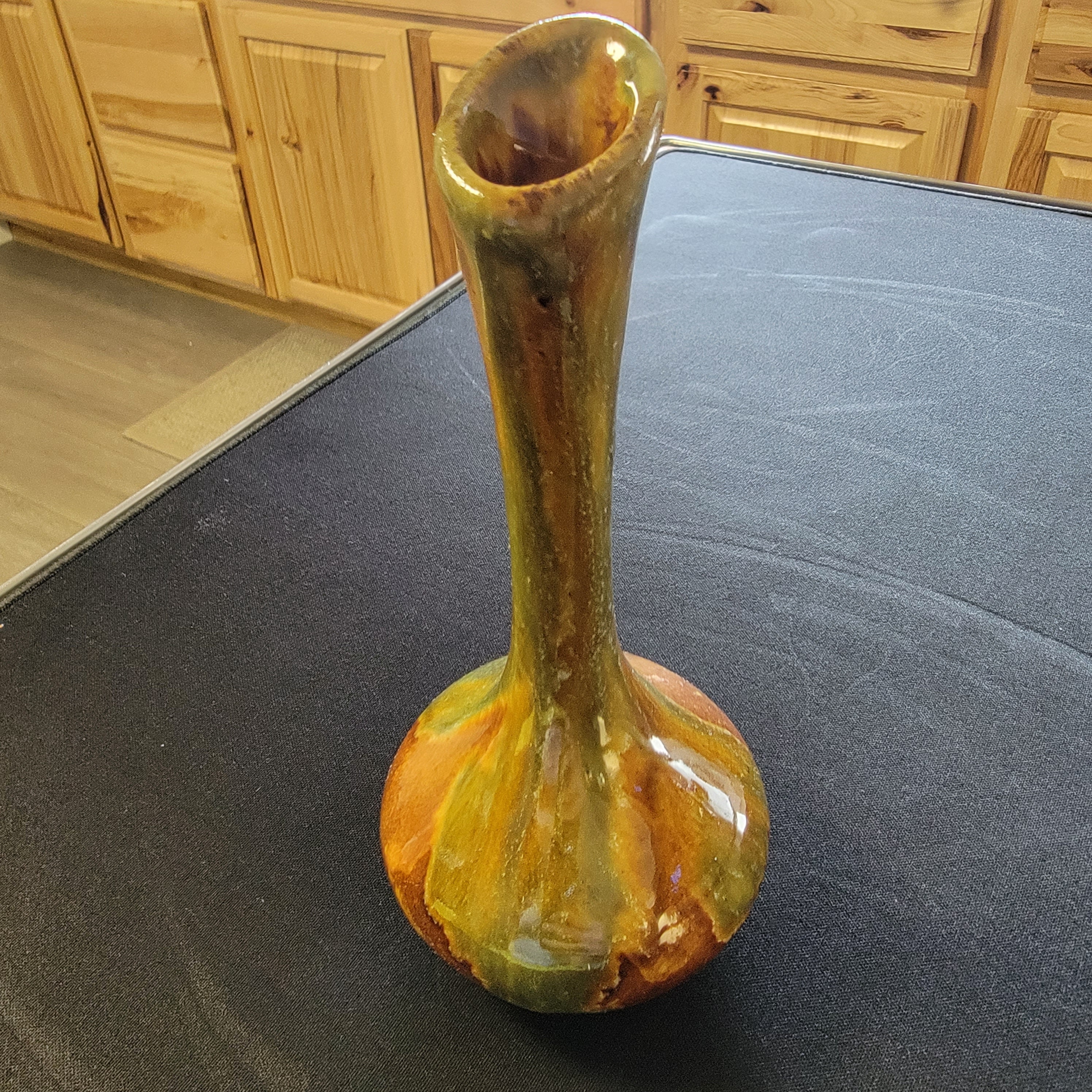 Glazed Pottery Art Vase Hot Springs Pottery Ark - Etsy