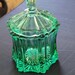 Fenton Vulcan Covered Candy Dish in Sea Mist Green - Etsy