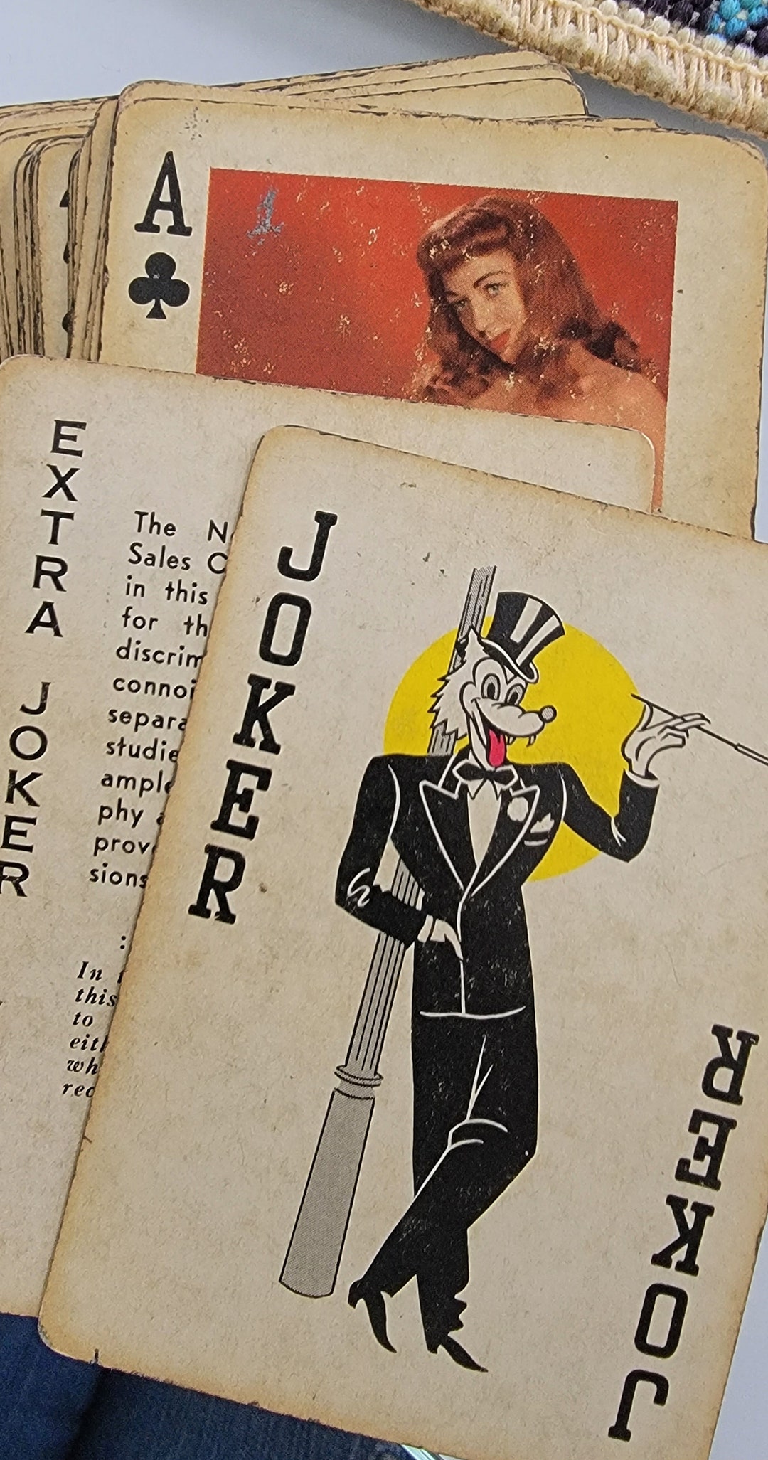Vintage Risque Pinup Playing Cards NSFW - Etsy