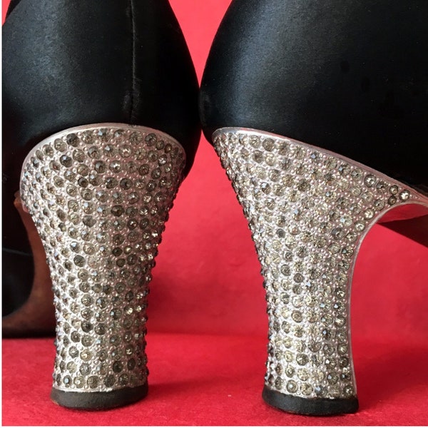 Rhinestone Evening Shoes - Etsy