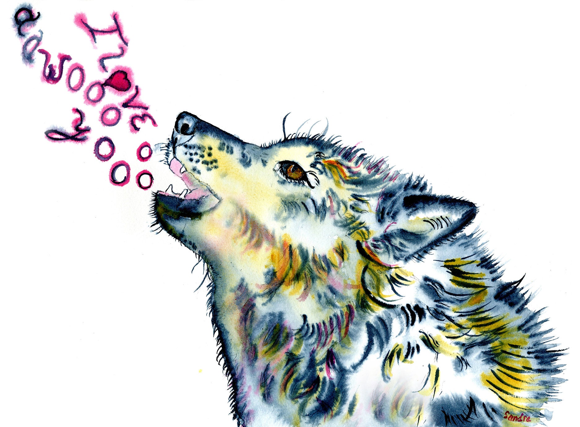 Awooo Wolf - Etsy