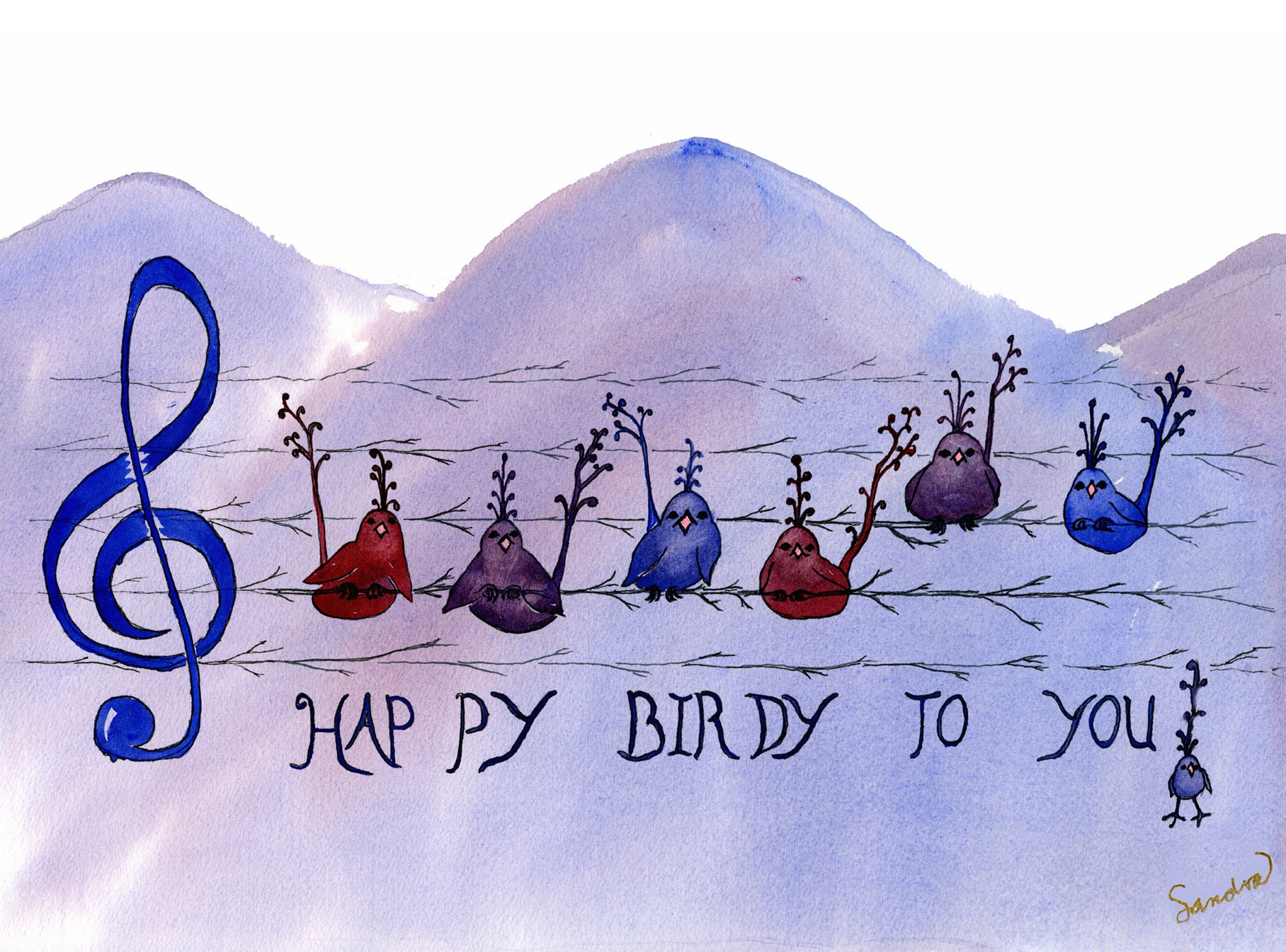 Happy Birdy to You - Etsy