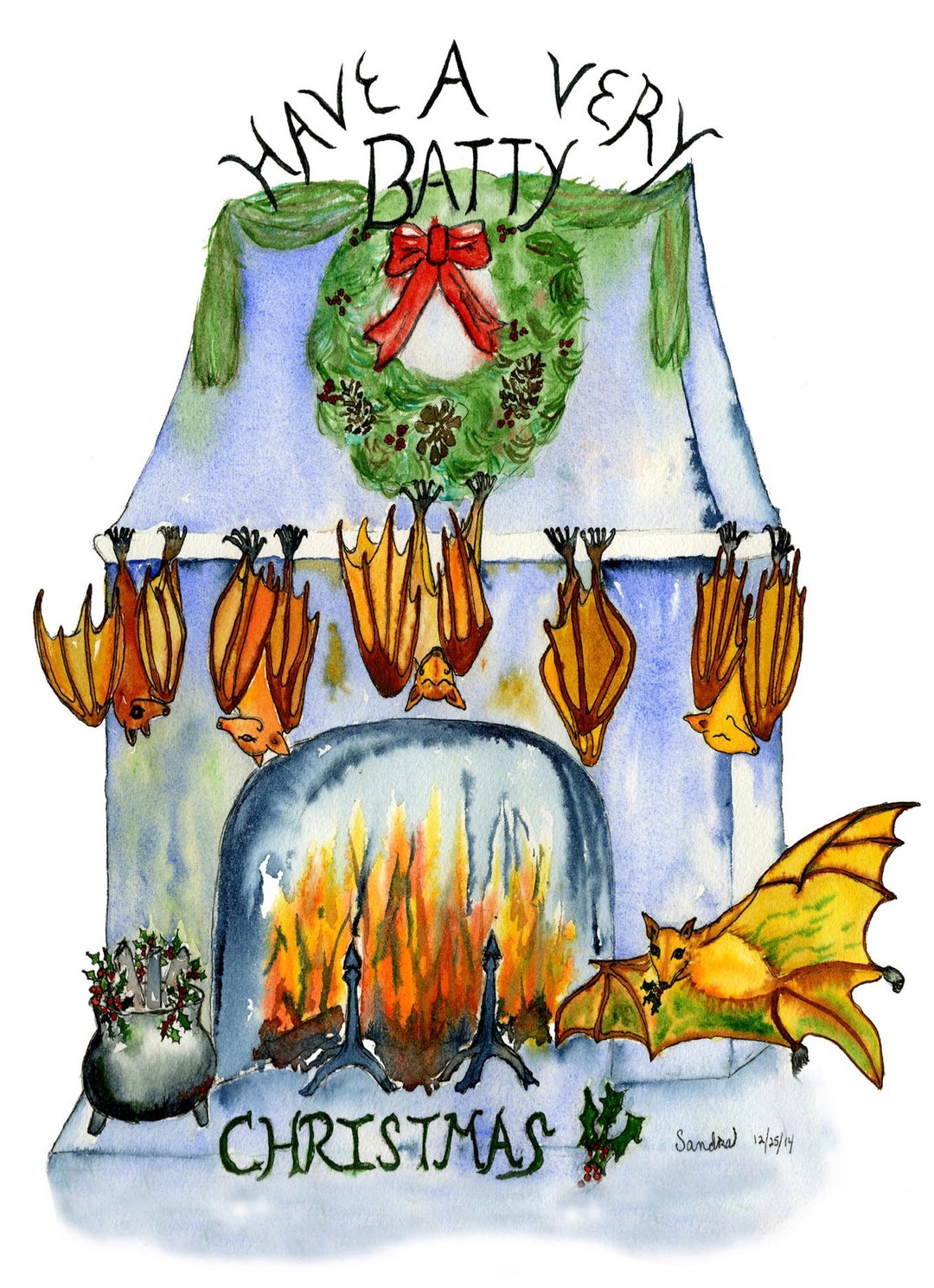 Batty Christmas - Etsy