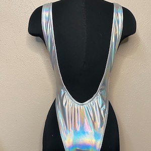 Holographic Swimsuit, Iridescent Sequins Swimsuit, Reflective Swimsuit ...