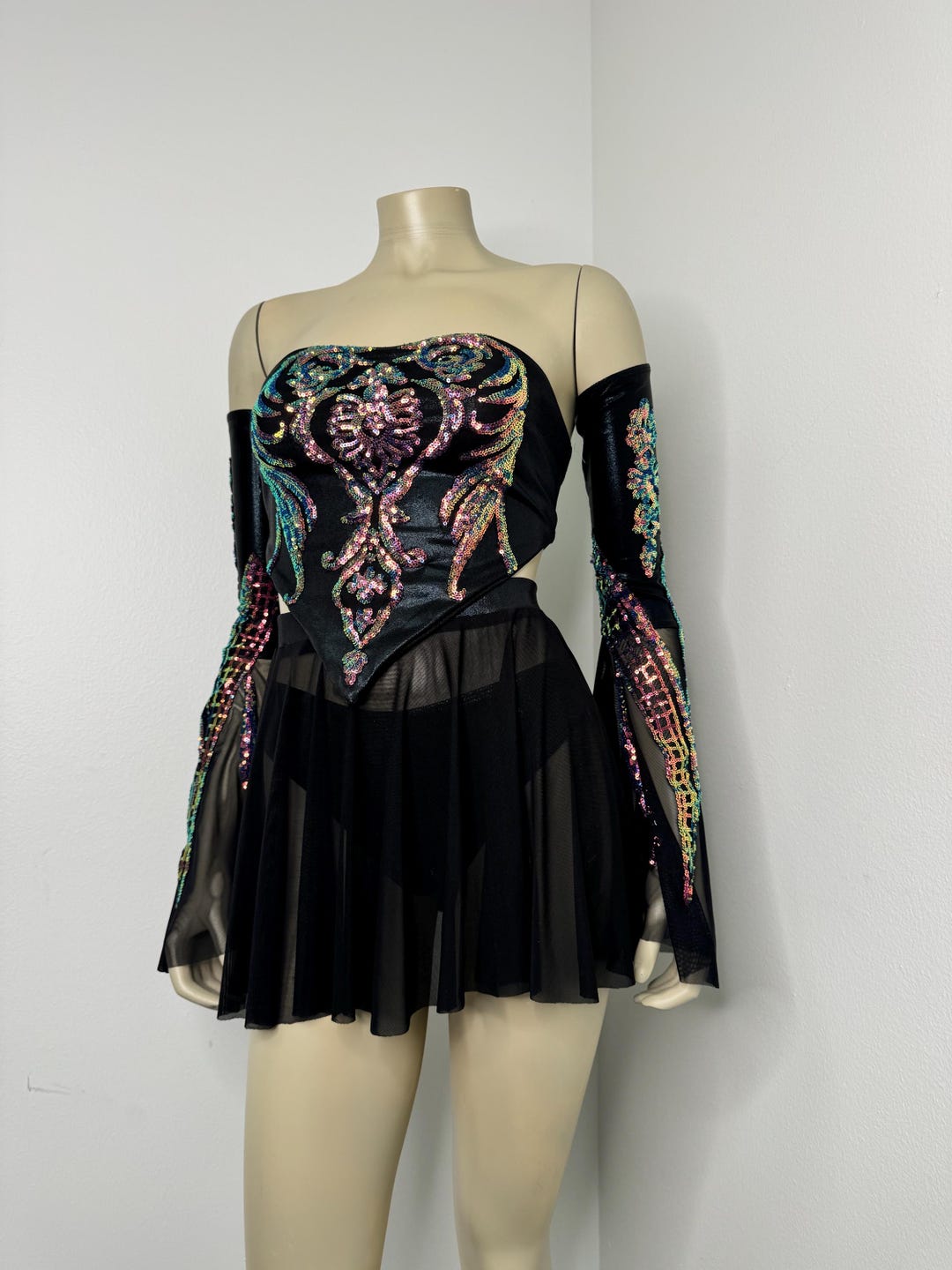 Aurora Rave Set, Rave Outfit, Rave Bodysuit - Etsy