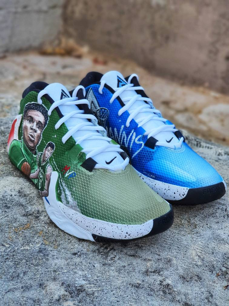 Custom Basketball Schuhe/ Custom Shoes/ NBA / Zoom Freak 1 / | Etsy