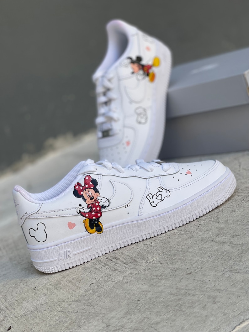 Custom Mickey Minnie Shoes/ Mouse Shoes/ Wedding Shoes/ Hand Painted ...