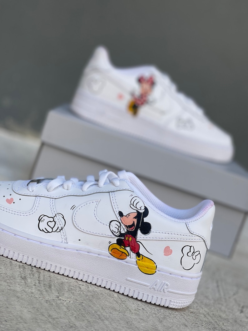 Custom Mickey Minnie Shoes/ Mouse Shoes/ Wedding Shoes/ Hand Painted ...