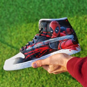 Custom Nike Shoes/ Custom Marvel Shoes/ Handpainted/ Air Jordans ...