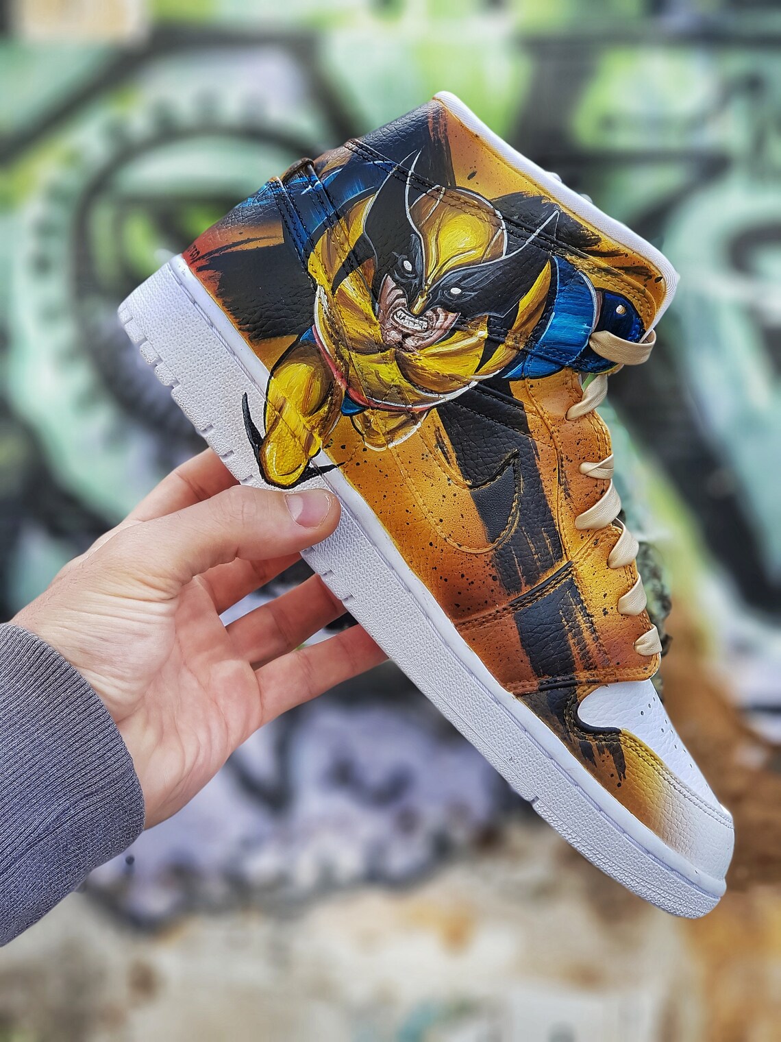 Custom Nike Shoes/ Custom Marvel Shoes/ Handpainted/ Air | Etsy
