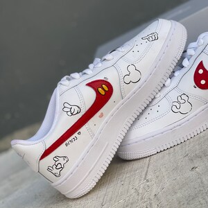 Custom Mickey Minnie Shoes/ Mouse Shoes/ Wedding Shoes/ Hand Painted ...