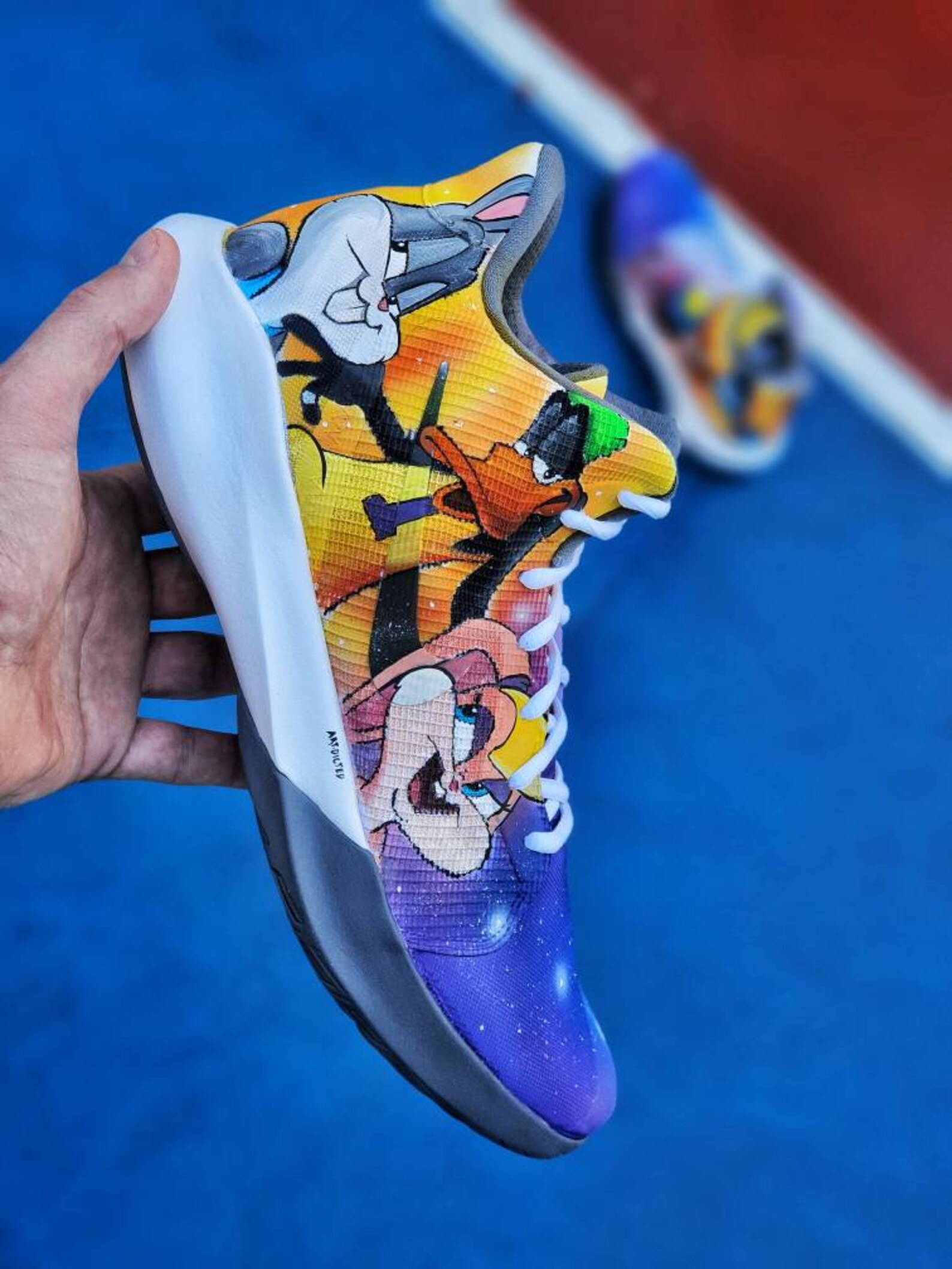 Custom Space Jam Shoes Vol.2/ NBA /bugs Bunny/ Βasketball | Etsy