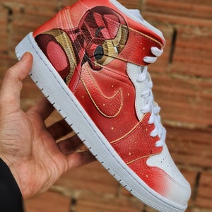 Custom Nike Shoes/ Custom Marvel Shoes/ Handpainted/ Air - Etsy
