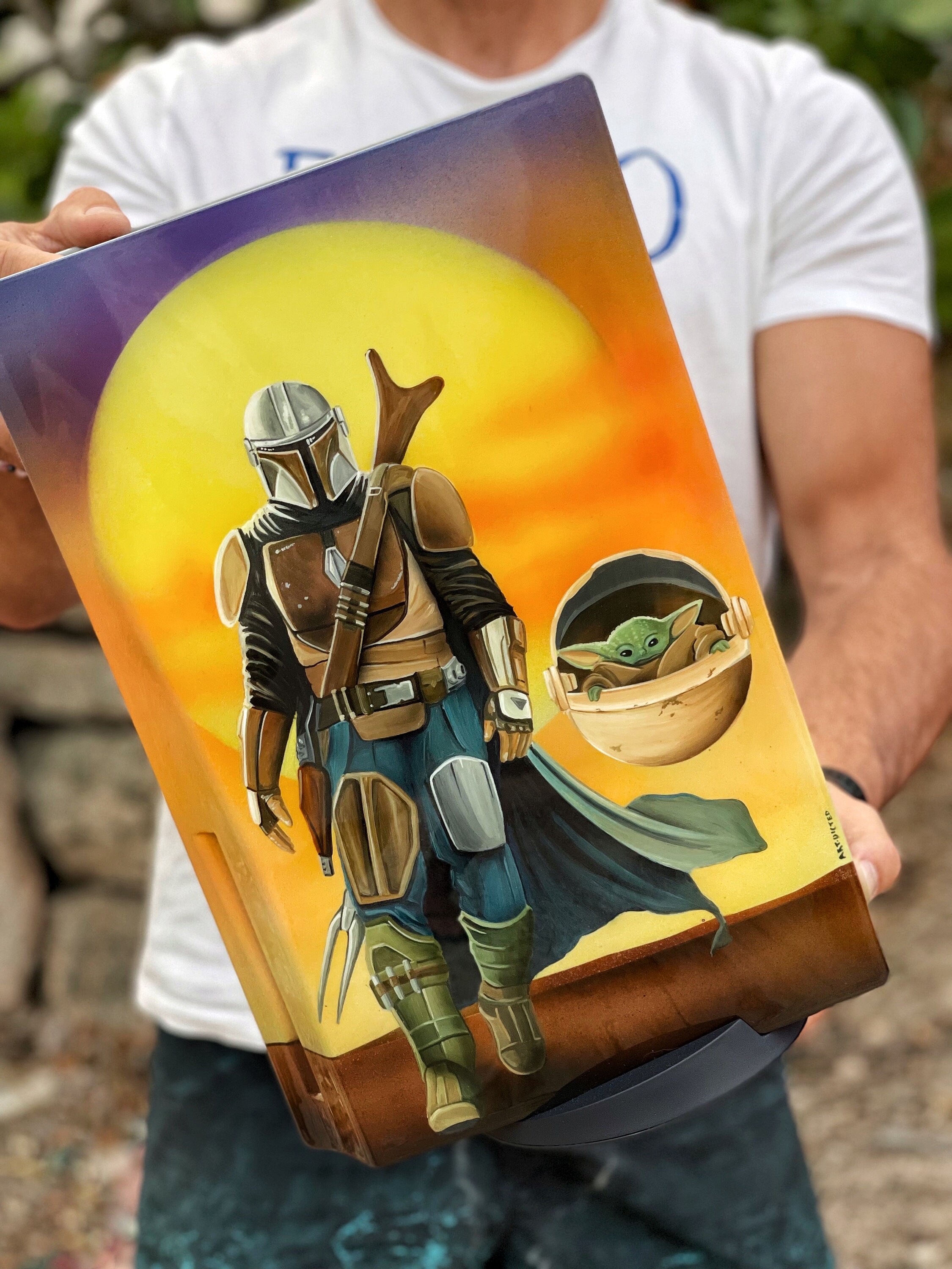 Custom PS5 Faceplates /mandalorian /playstation /handmade Faceplates ...