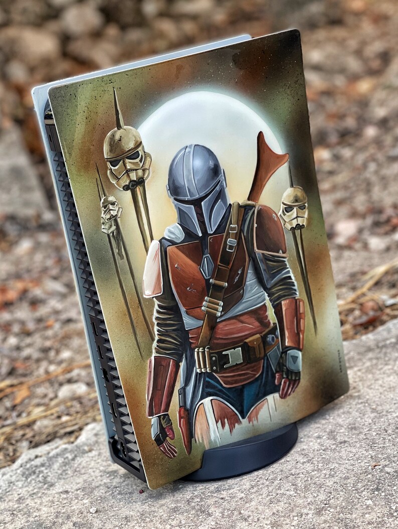 Custom PS5 Faceplates /mandalorian /playstation /handmade Faceplates ...
