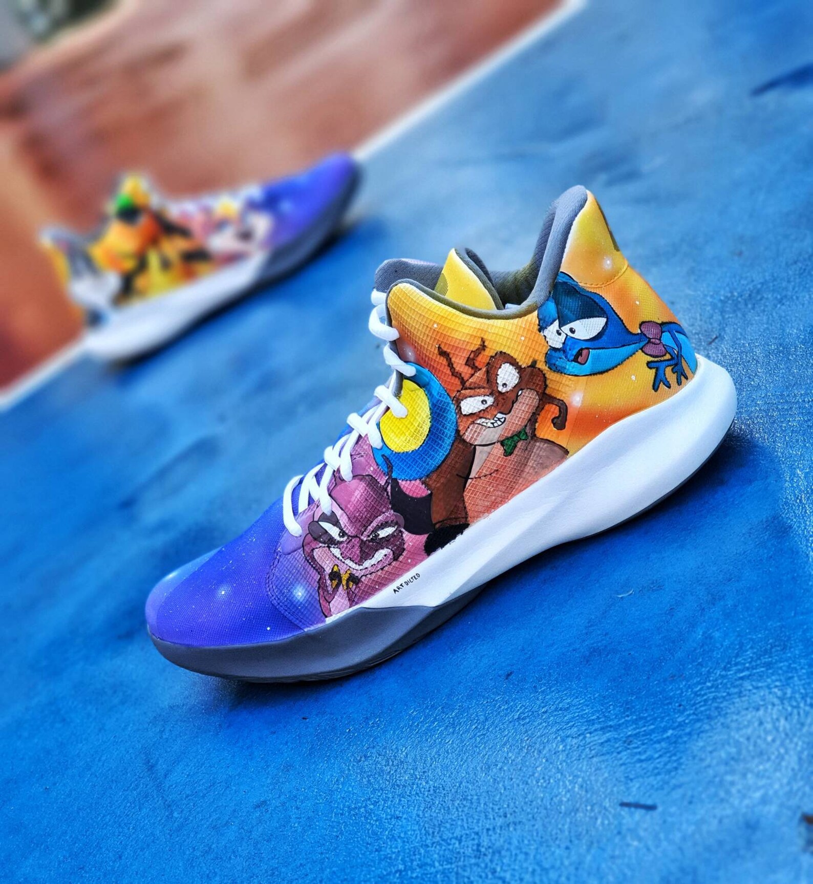 Custom Space Jam Shoes Vol.2/ NBA /bugs Bunny/ Βasketball Shoes ...