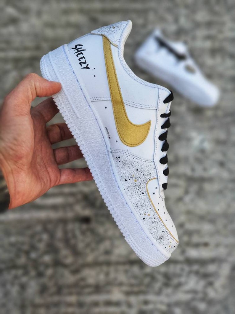 Custom Drip Nike Swoosh/ Custom Shoes/ Drip / Hand Painted Af1/nike ...