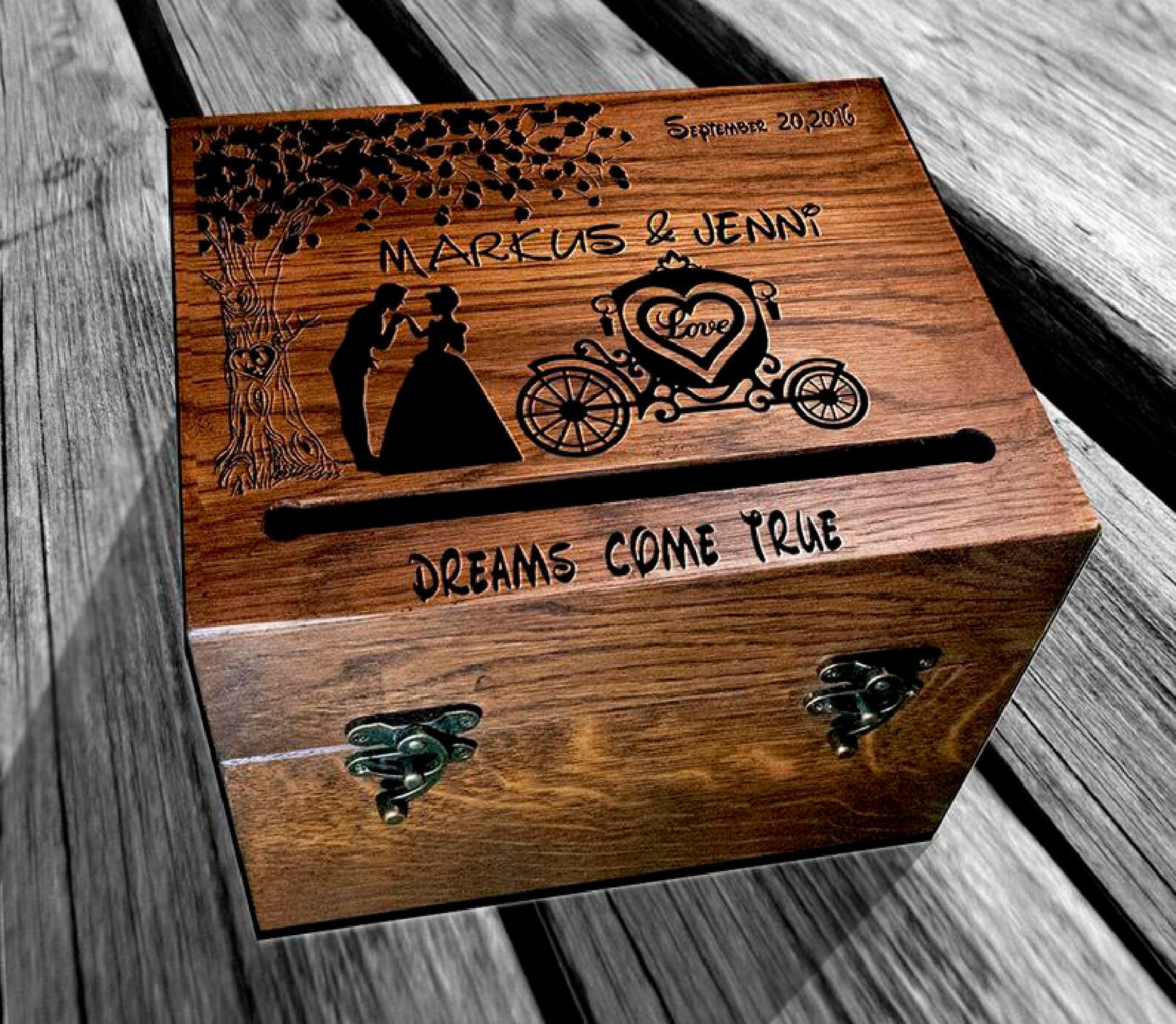 Wedding Card Box 437.1 Rustic Wedding Wedding Decor | Etsy