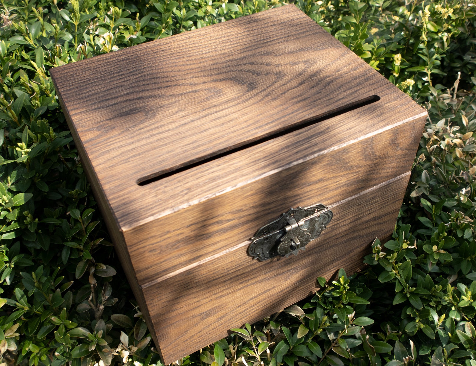 Wooden Card Box 430.1 Rustic Wedding Card Box Romantic - Etsy