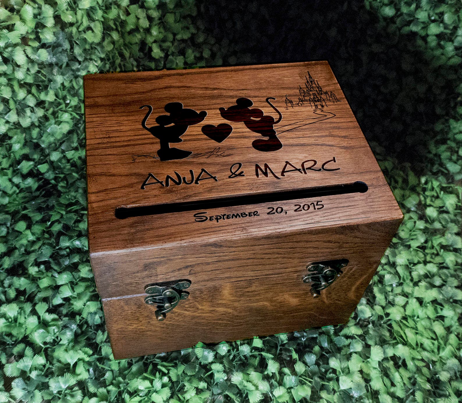 Wedding CARD BOX - 428.1 - Cartoon Wedding Card Box Wedding Card Holder ...