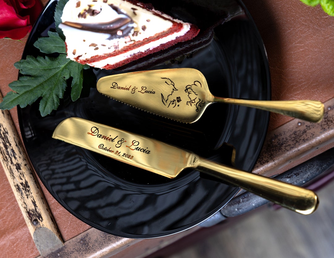 Fairy Tale Princesses Wedding Gift Personalized Wedding Cake Cutting ...