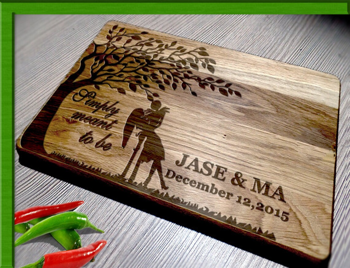 Wedding Gift Cutting Board 268.1 wedding gift / | Etsy