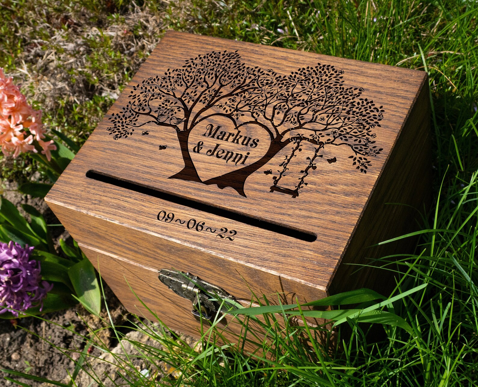 Wooden Card Box Family Tree 444.1 Wedding Card Box Wedding - Etsy