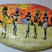 Africa Theme Hand Painted Stone - Etsy