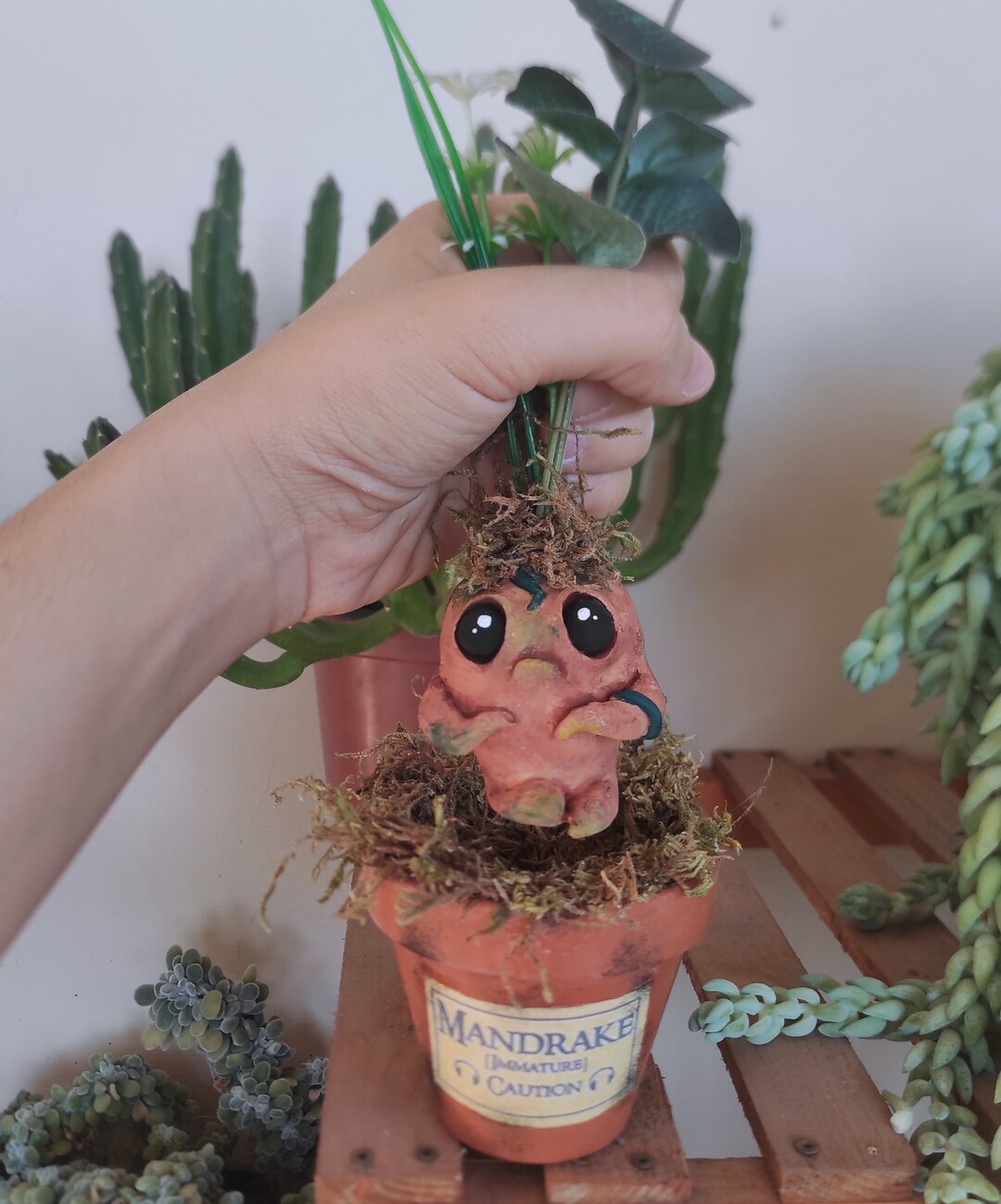 Large Harry Potter Mandrake Action Figure. Mandrake Figurine - Etsy