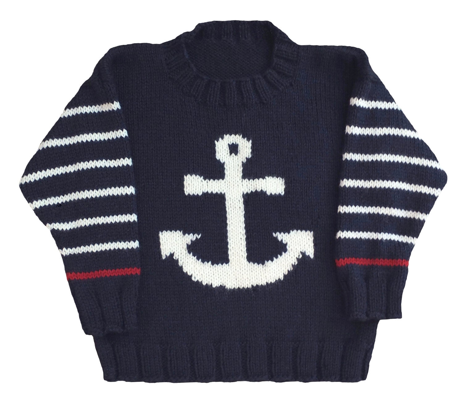 Anchor Pullover Knitting Pattern - Etsy