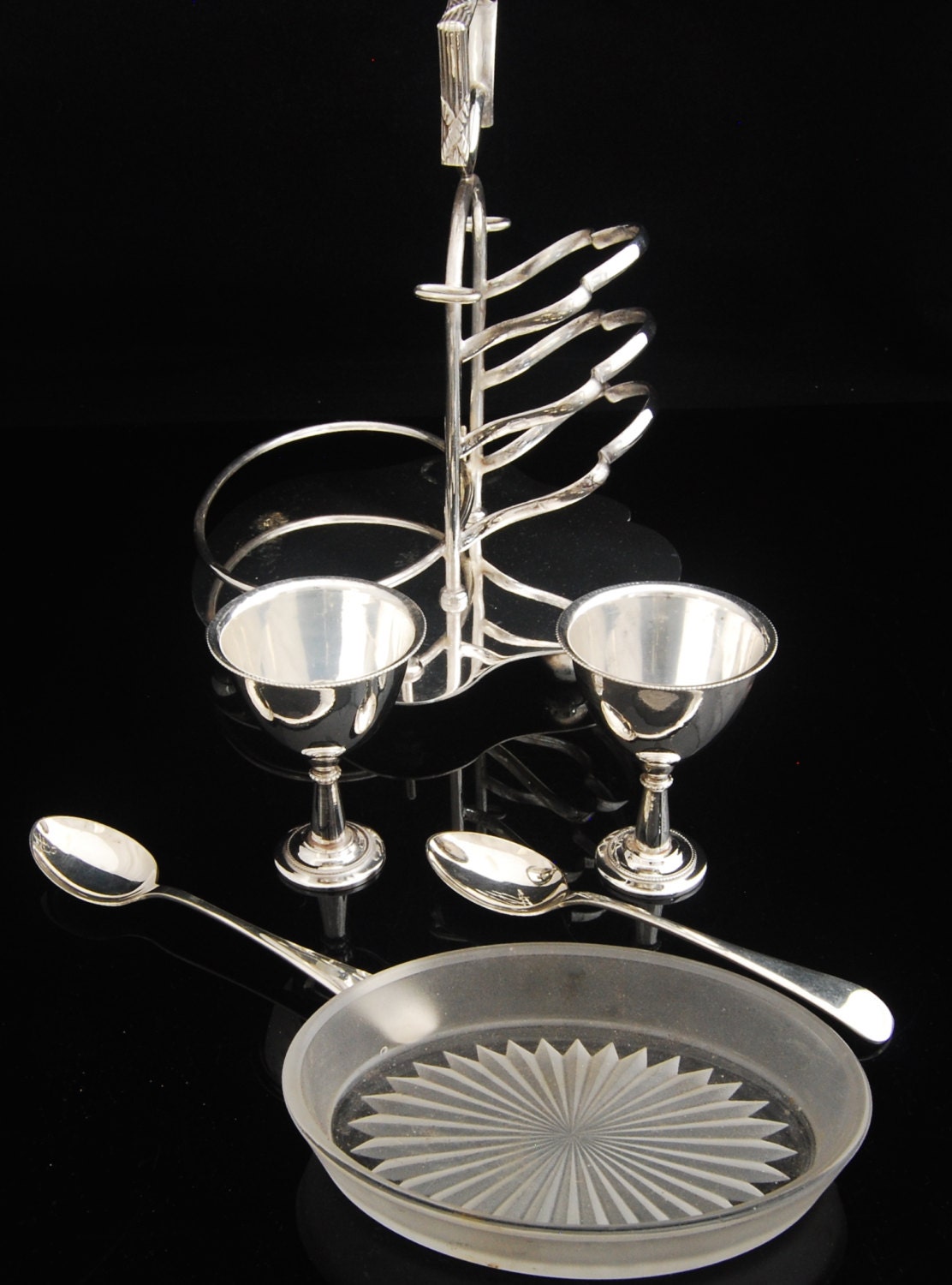 Antique English Silver Plated Breakfast Serving Set C.1880 - Etsy