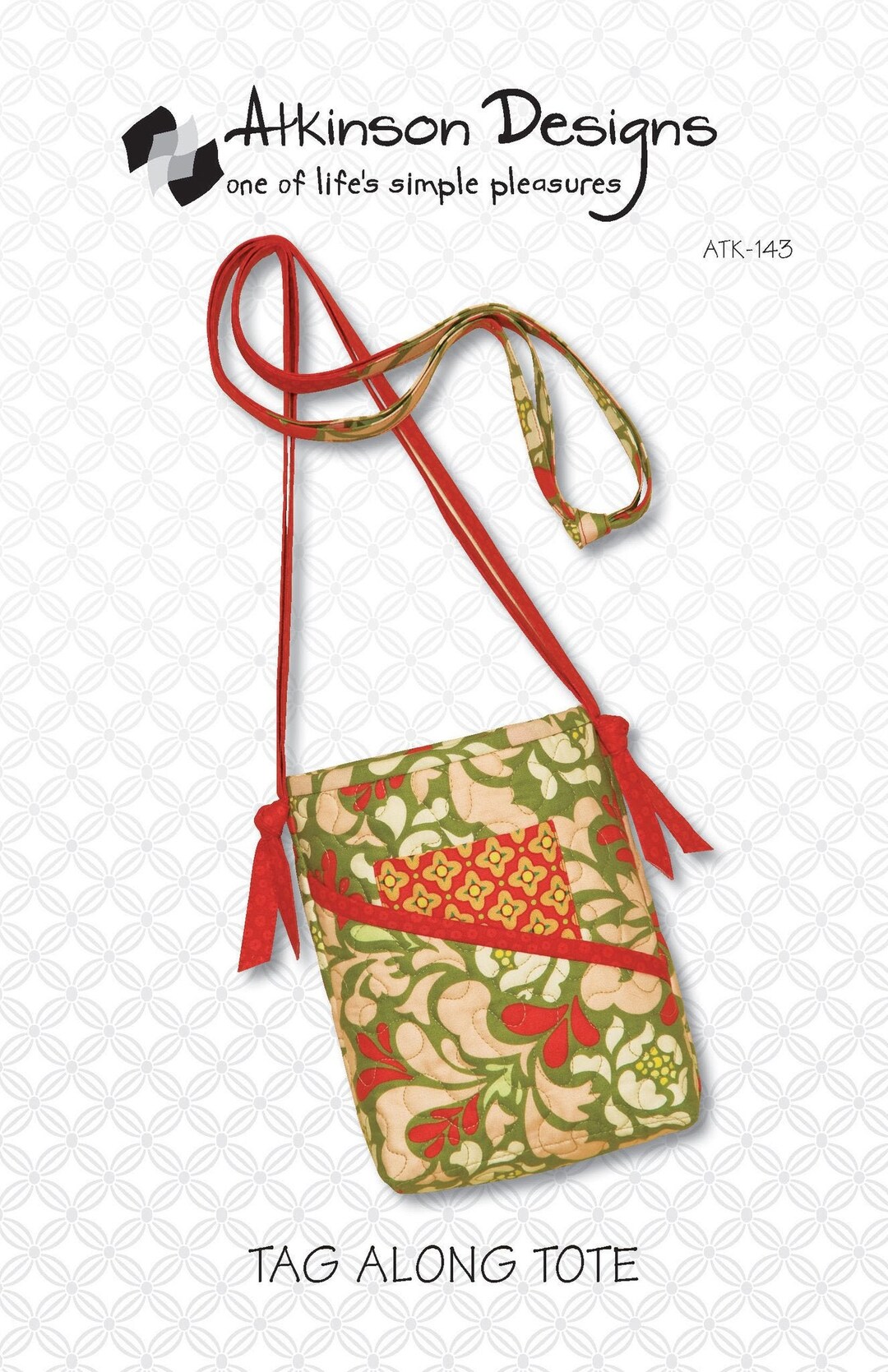 Tag Along Tote A Paper Pattern for a Cute Purse by Atkinson Designs Tag ...