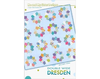 Double Wide Dresden Quilt Pattern by Me & My Sister Designs - Etsy