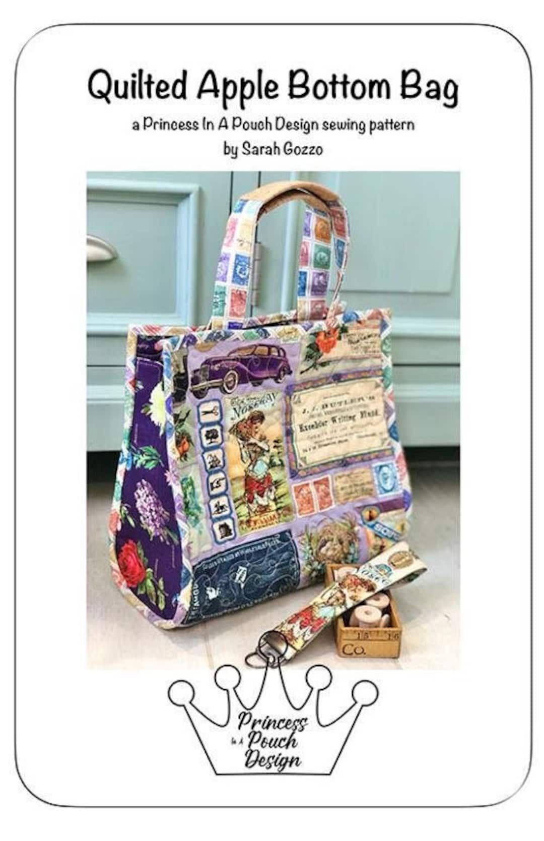 Quilted Apple Bottom Bag - by Sarah Gozzo - A Paper Pattern - for a ...