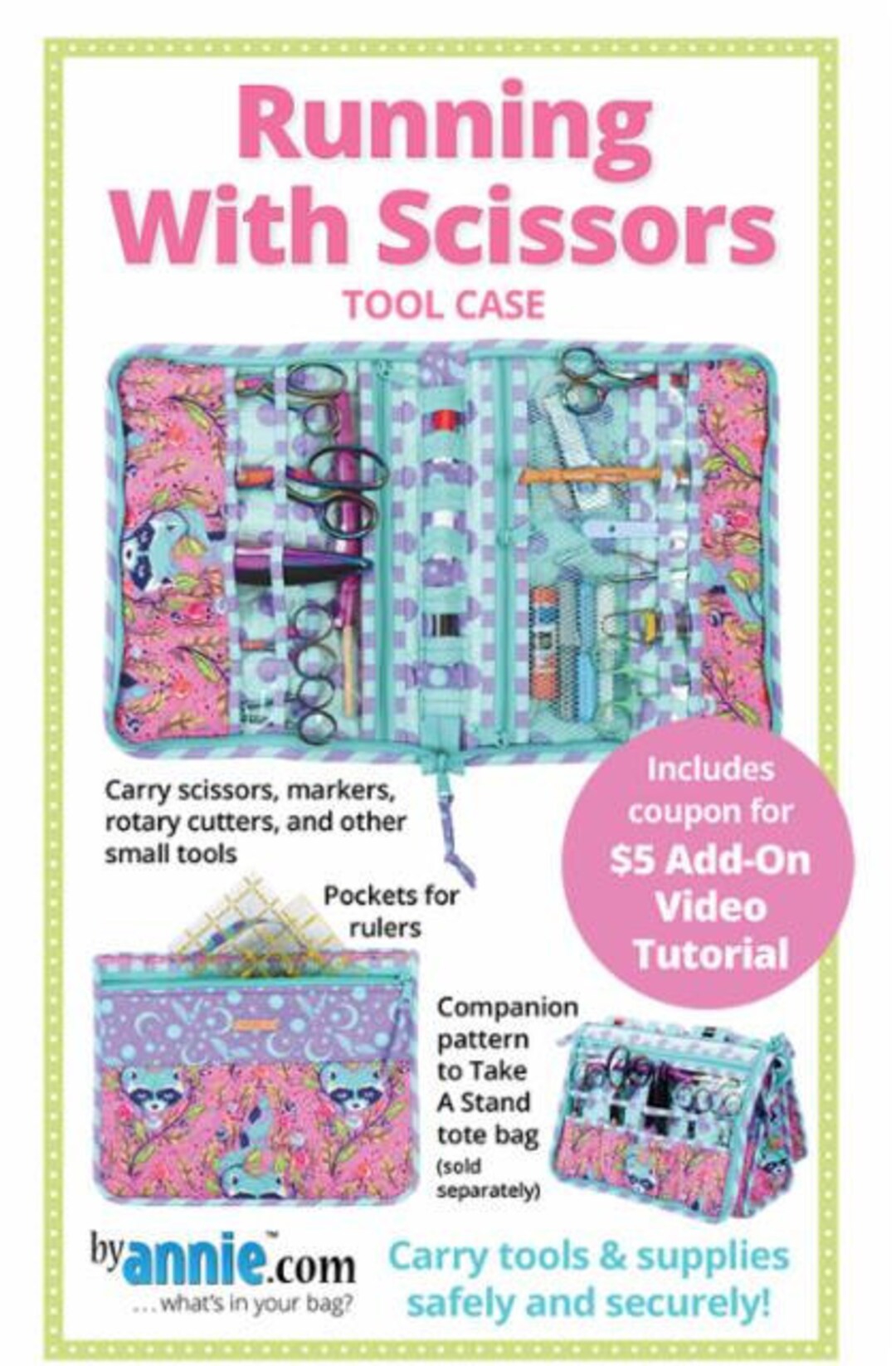Running With Scissors Bag - by Annie - A Paper Pattern - for a Handy ...