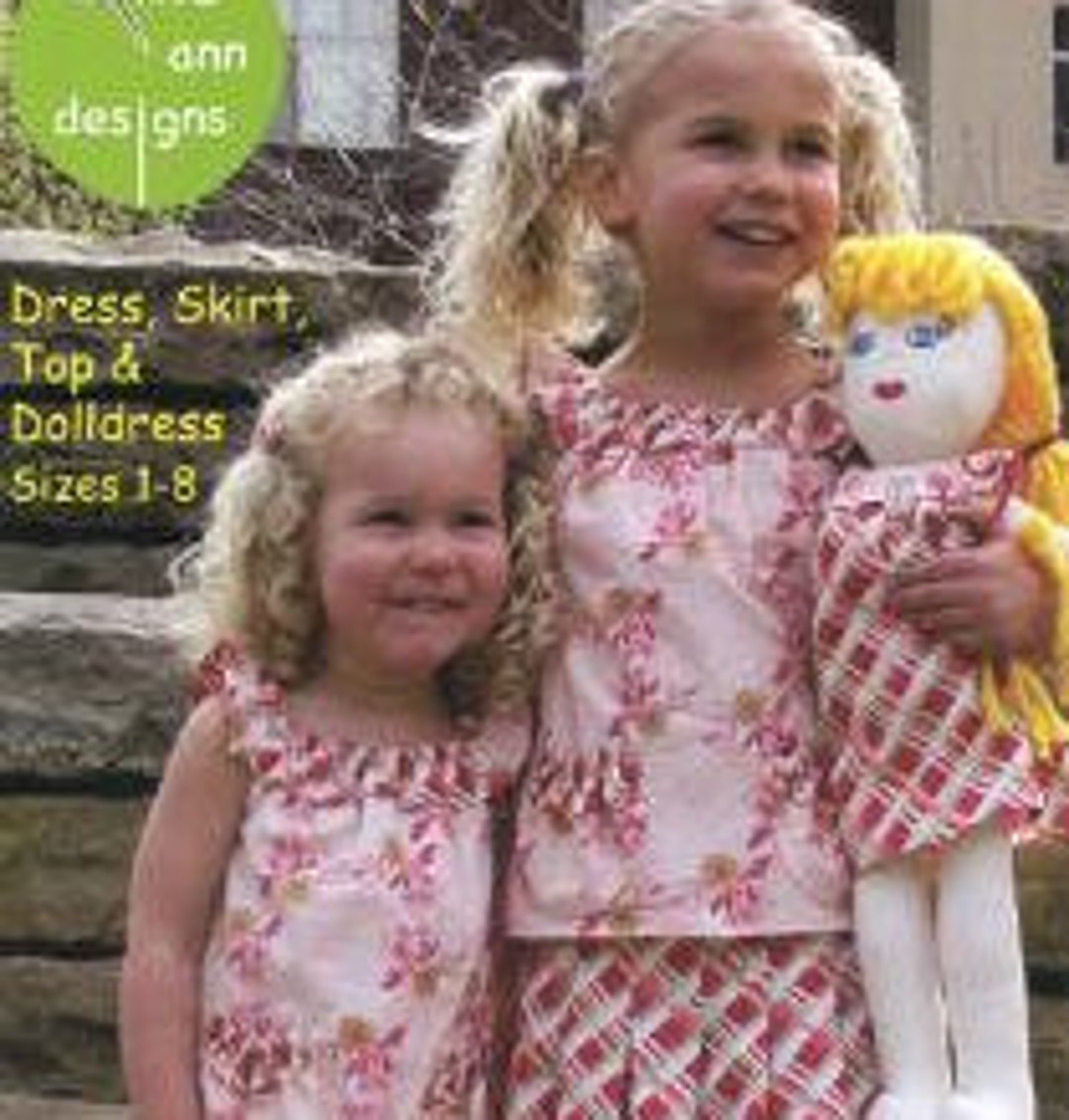 Olive Ann Designs - Pattycake - Paper Sewing Pattern - Sizes 1-8 - Me ...