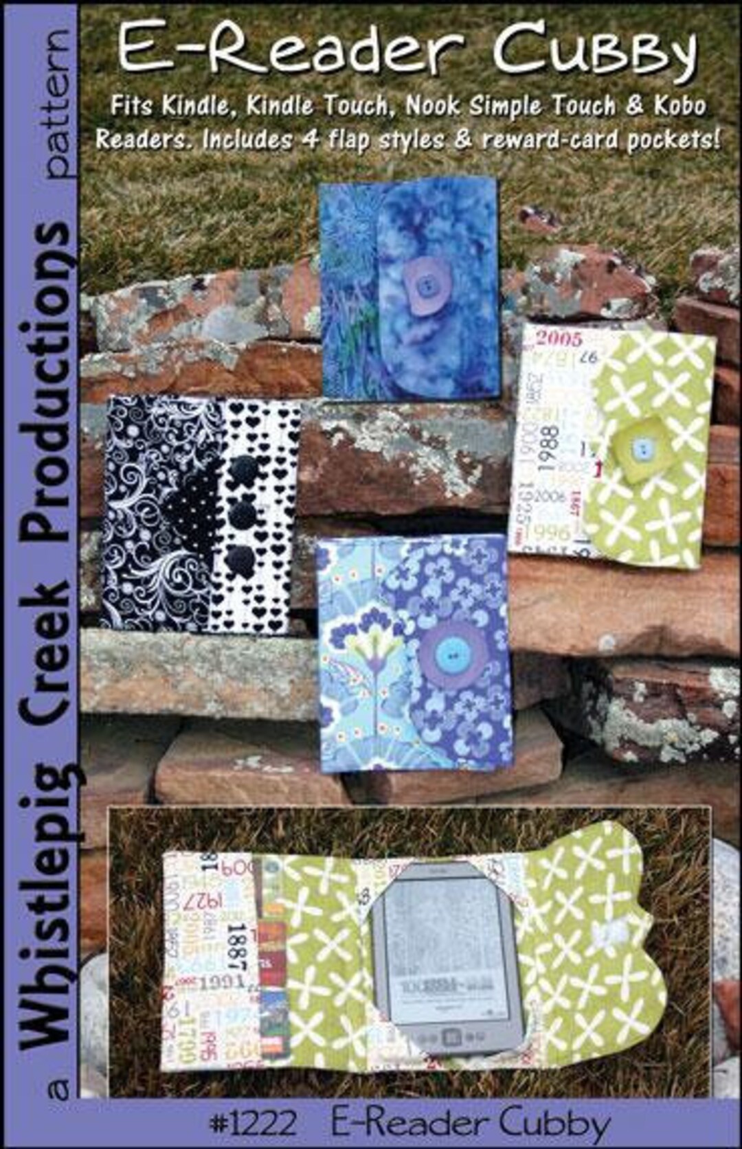 E-reader Cubby - A Paper Pattern by Whistlepig Creek Productions - 4 ...