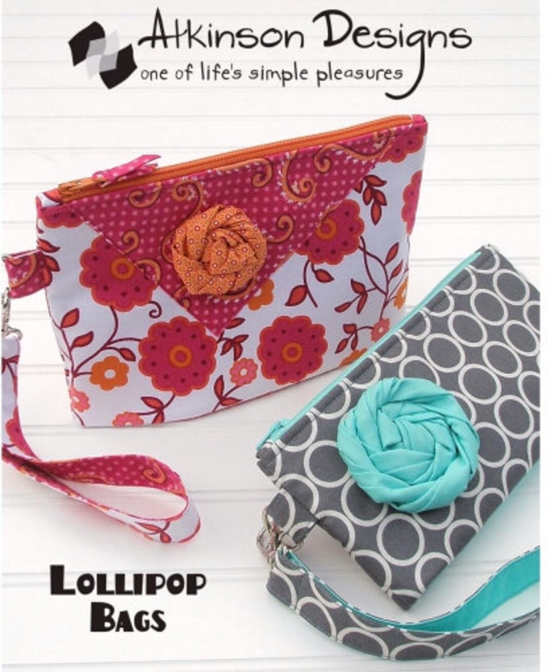 Lollipop Bags - A Paper Pattern for a Cute Little Zippered Bag - by ...