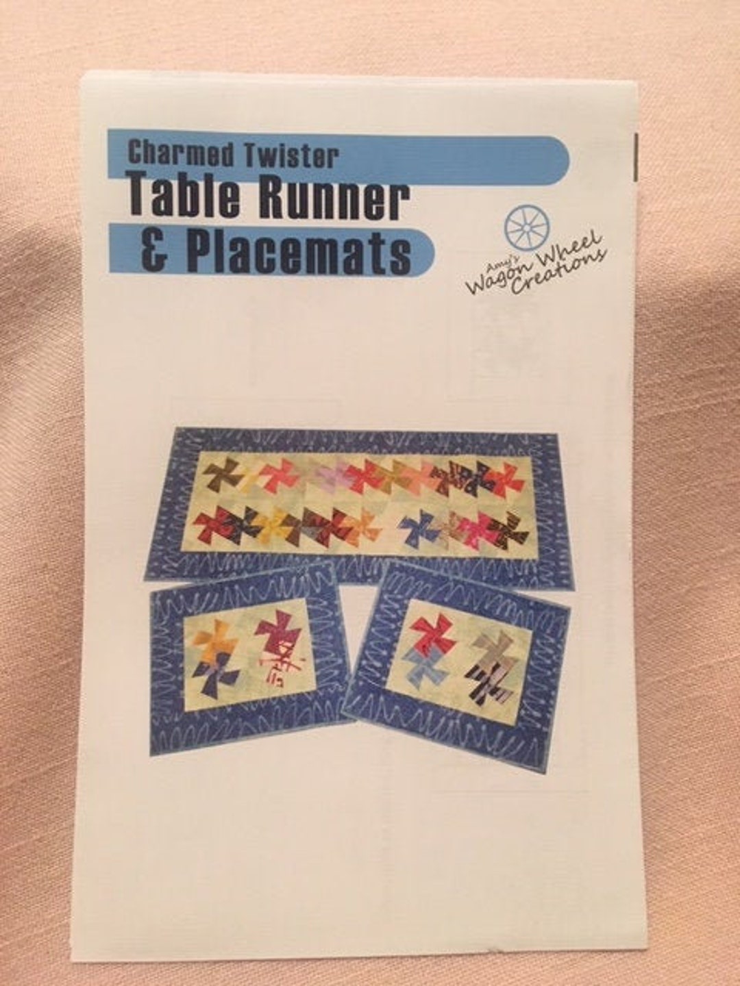 Charmed Twister Table Runner & Placemats Pattern by Amy's Wagon Wheel ...