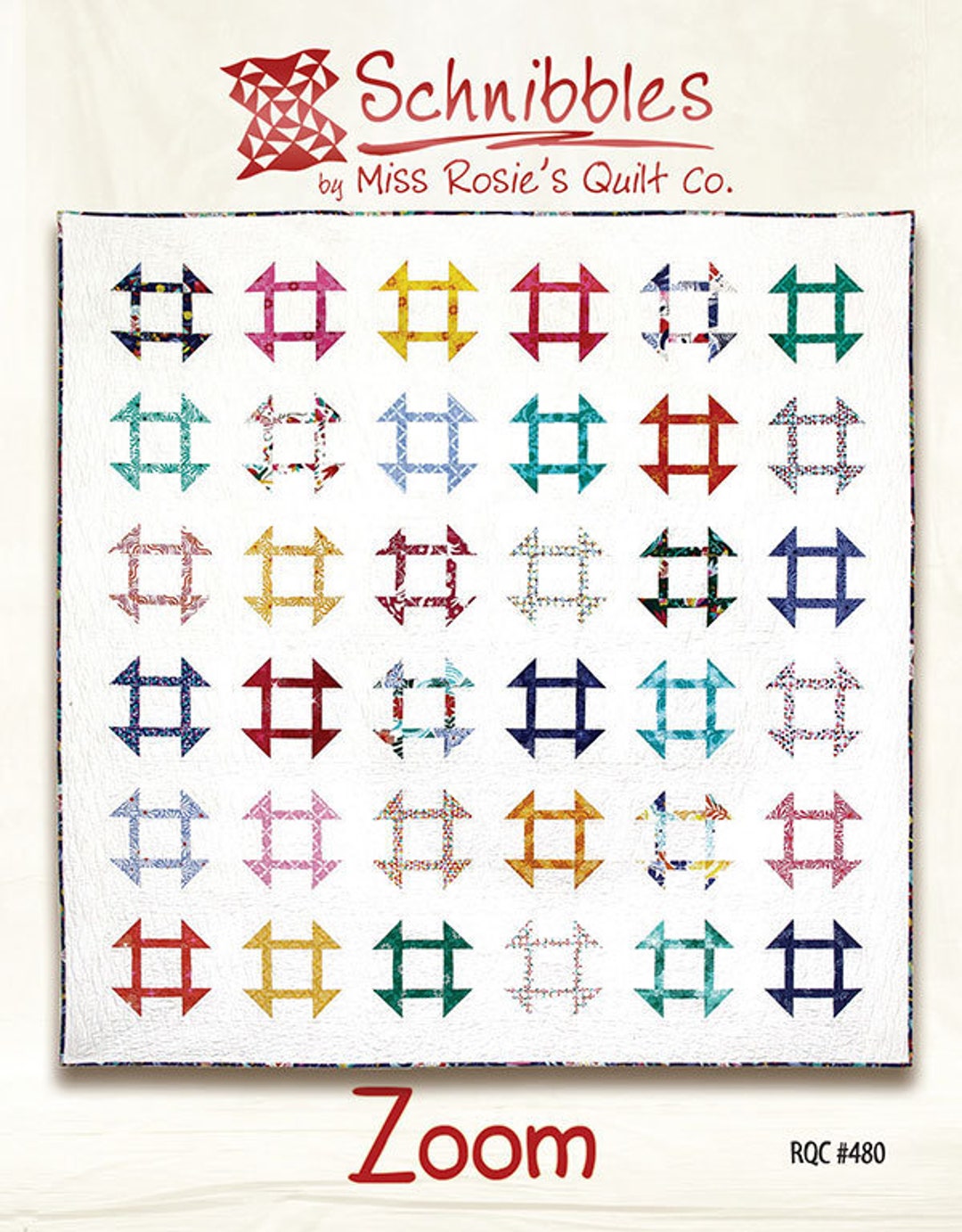 Schnibbles Quilt Pattern - Zoom - by Miss Rosie's Quilt Co. - A Paper ...