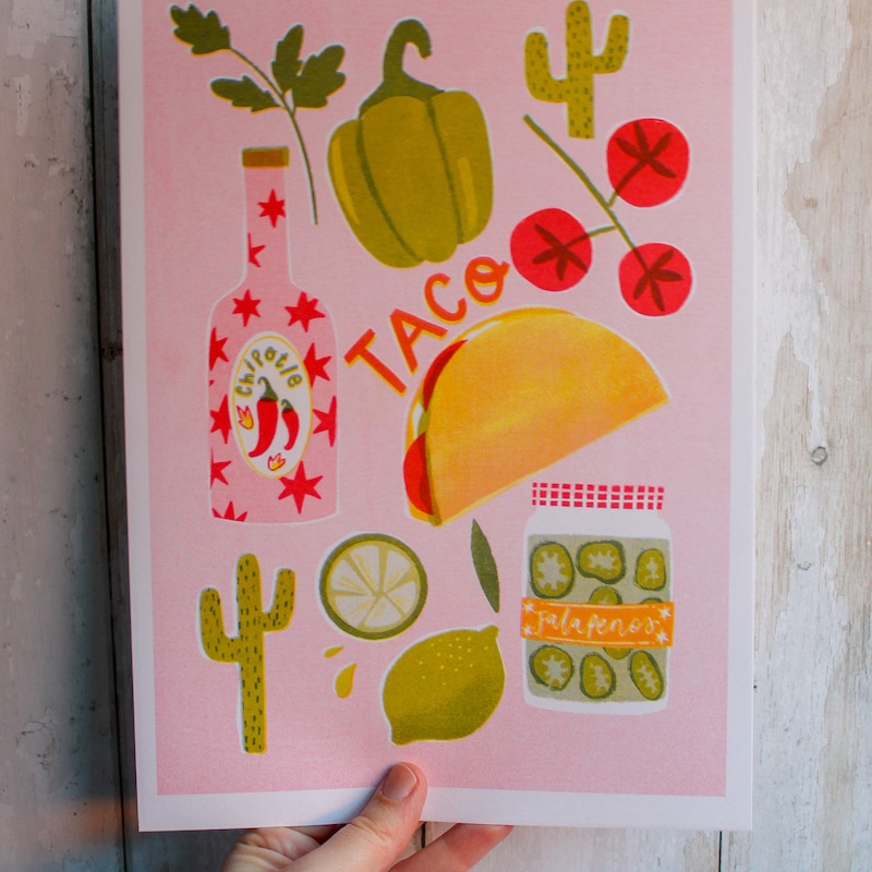 Taco Poster - Etsy
