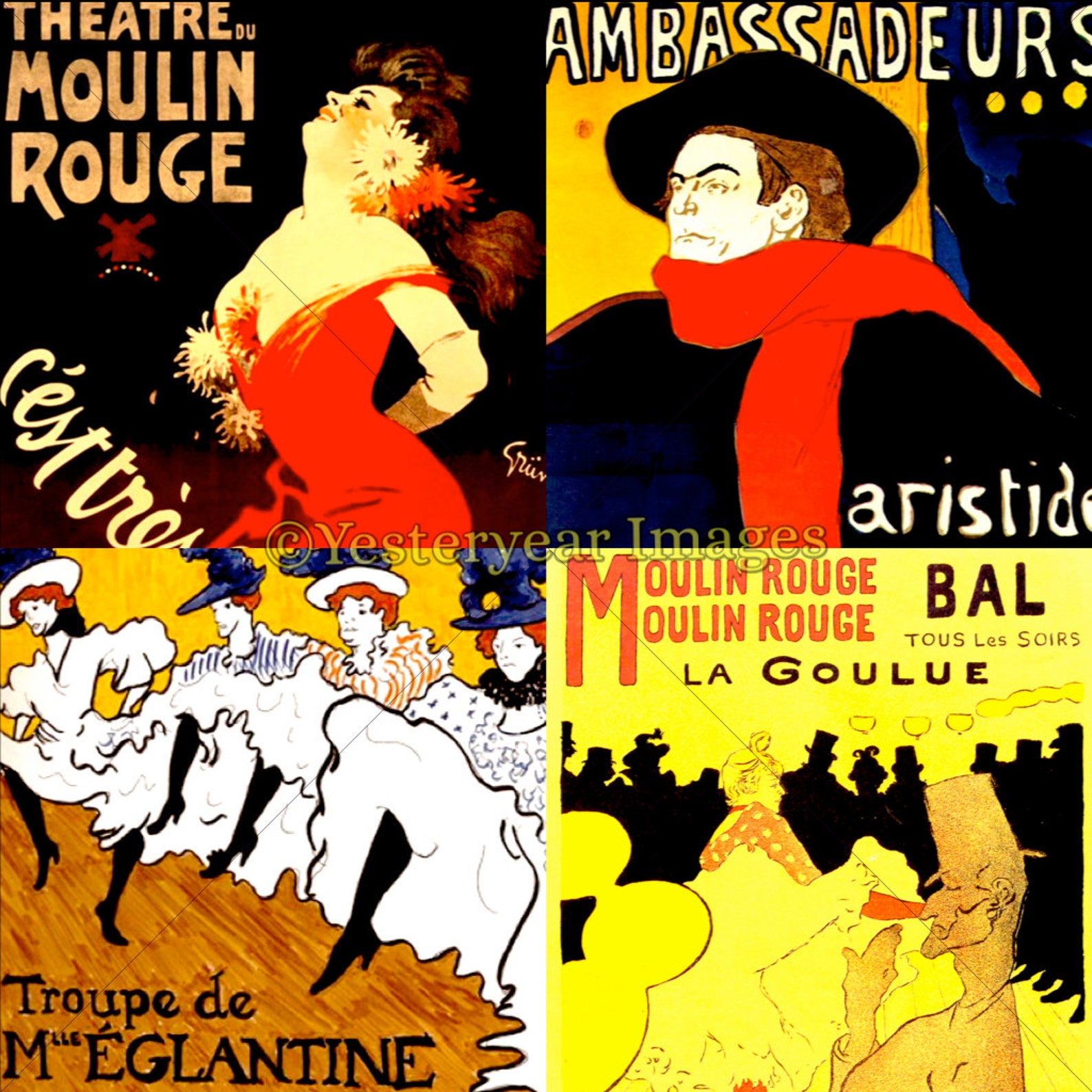 Vintage TOULOUSE-LAUTREC 1864-1901 Posters Printable | Etsy