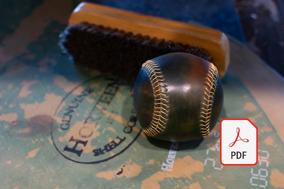 Leather Baseball Pattern - Etsy