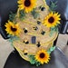 Handmade Bee Hive With Puffy Bees - Etsy