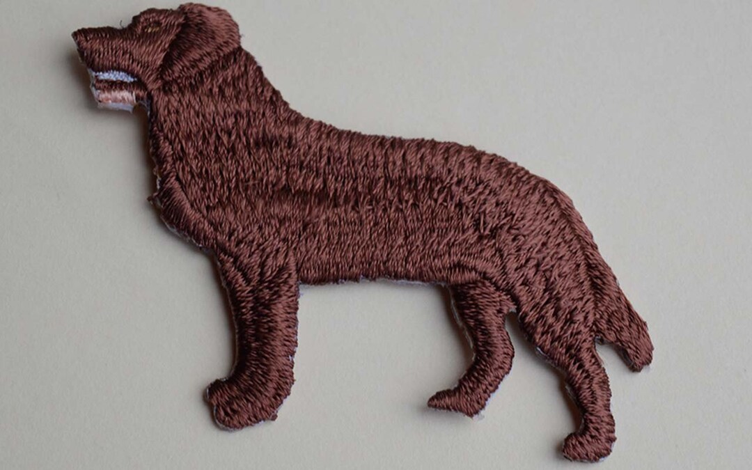 Iron on Labrador Retriever: Burgundy 3.00" (L) X 2.25" (H) - Etsy