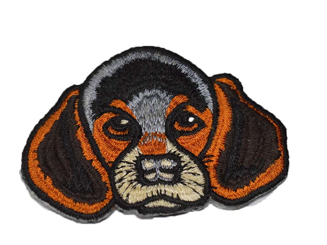 Iron on Beagle: Orange 3.25" (L) X 2.25 (H) - Etsy