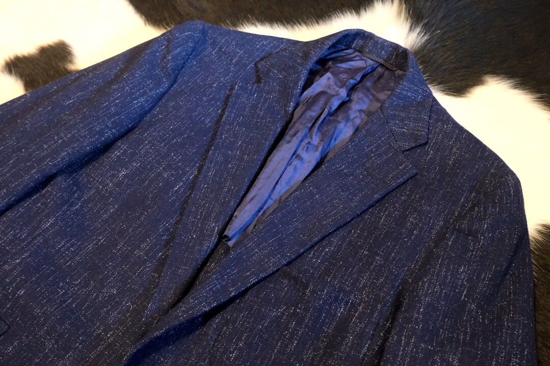 Vintage 1950s VAUGH OF CALI. Blue White Fleck Blazer Sport Coat ...