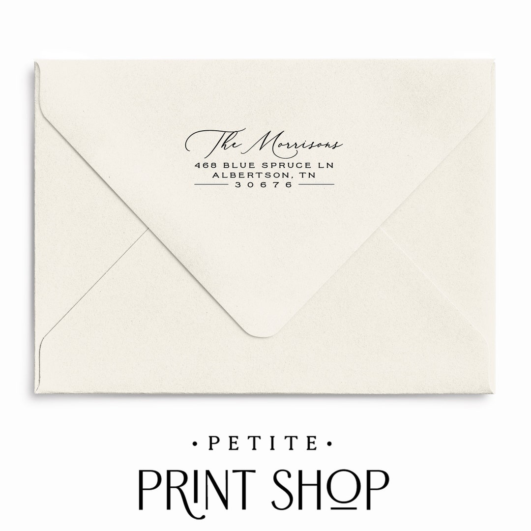 Personalized Return Address Stamp | Self Inking Return Address Stamp ...