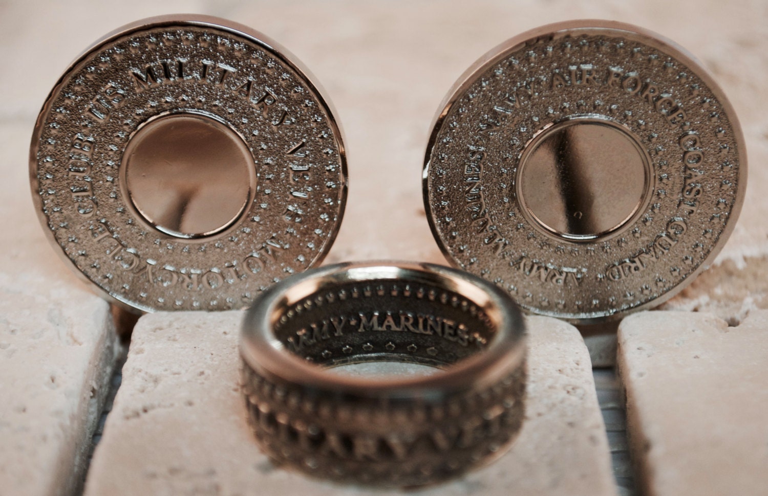 USMVMC Double Sided Challenge Coin Ring - Etsy